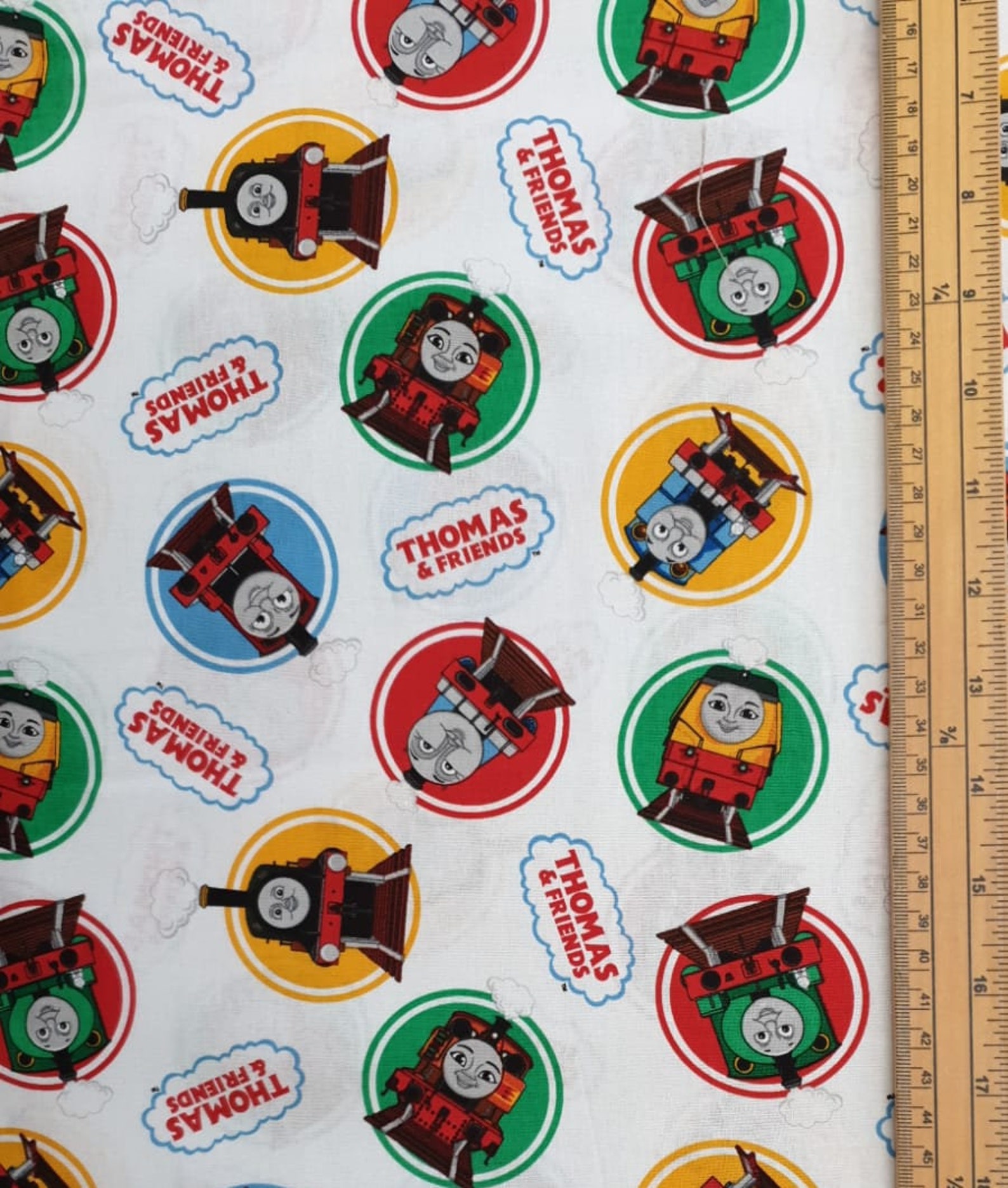 Thomas the Tank Engine Fabric UK 100% Cotton Material by Metre - Etsy