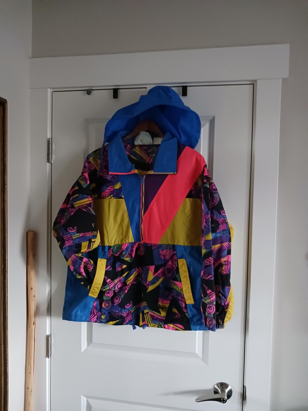 Vintage Funky 90s Jacket, 90s Multicolored Jacket, Fresh Prince, Saved ...