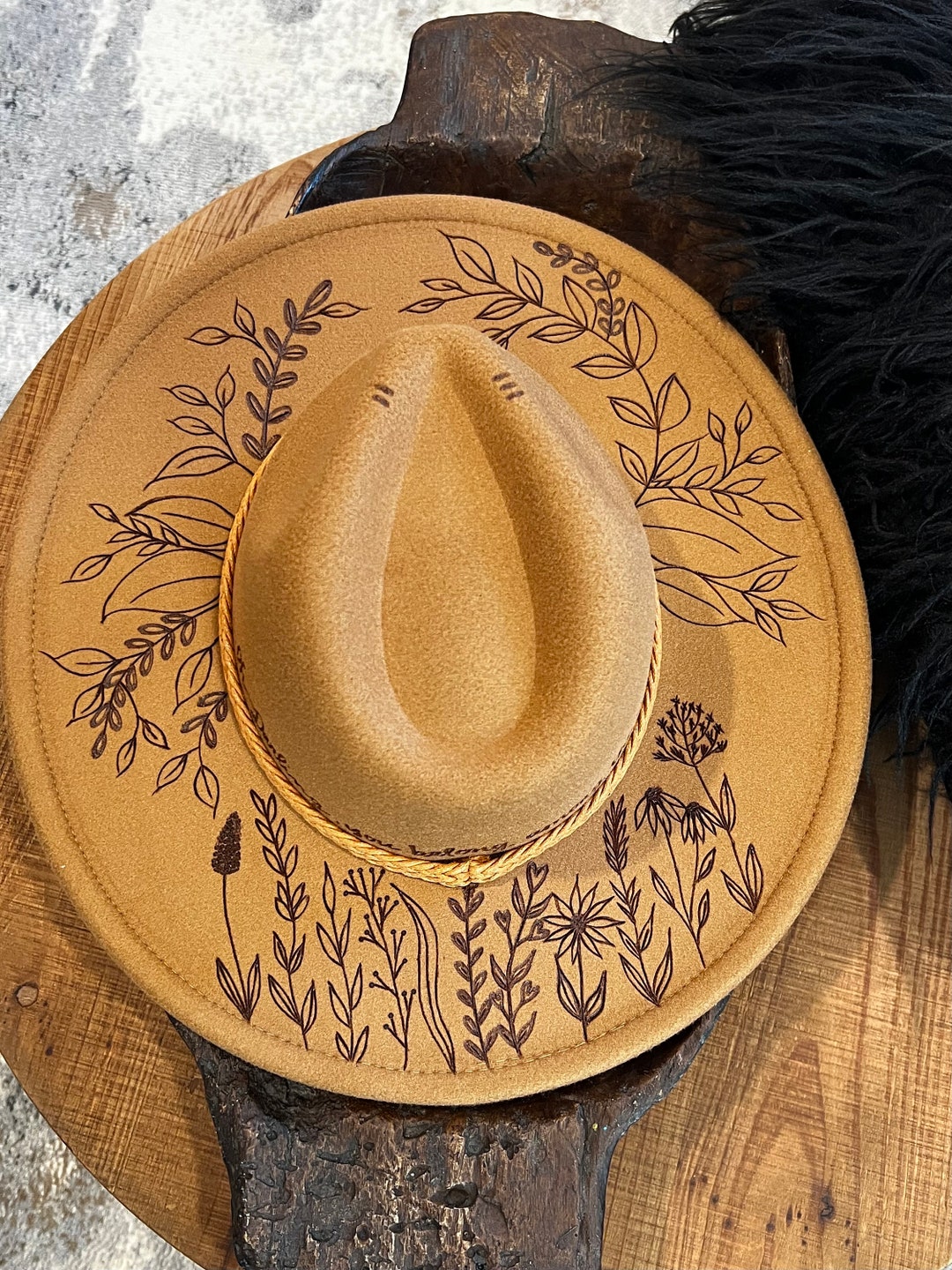 You Belong Among the Wildflowers Fedora Hat - Etsy