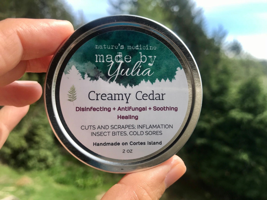 Creamy Cedar Salve // Healing Disinfecting Soothing // - Etsy