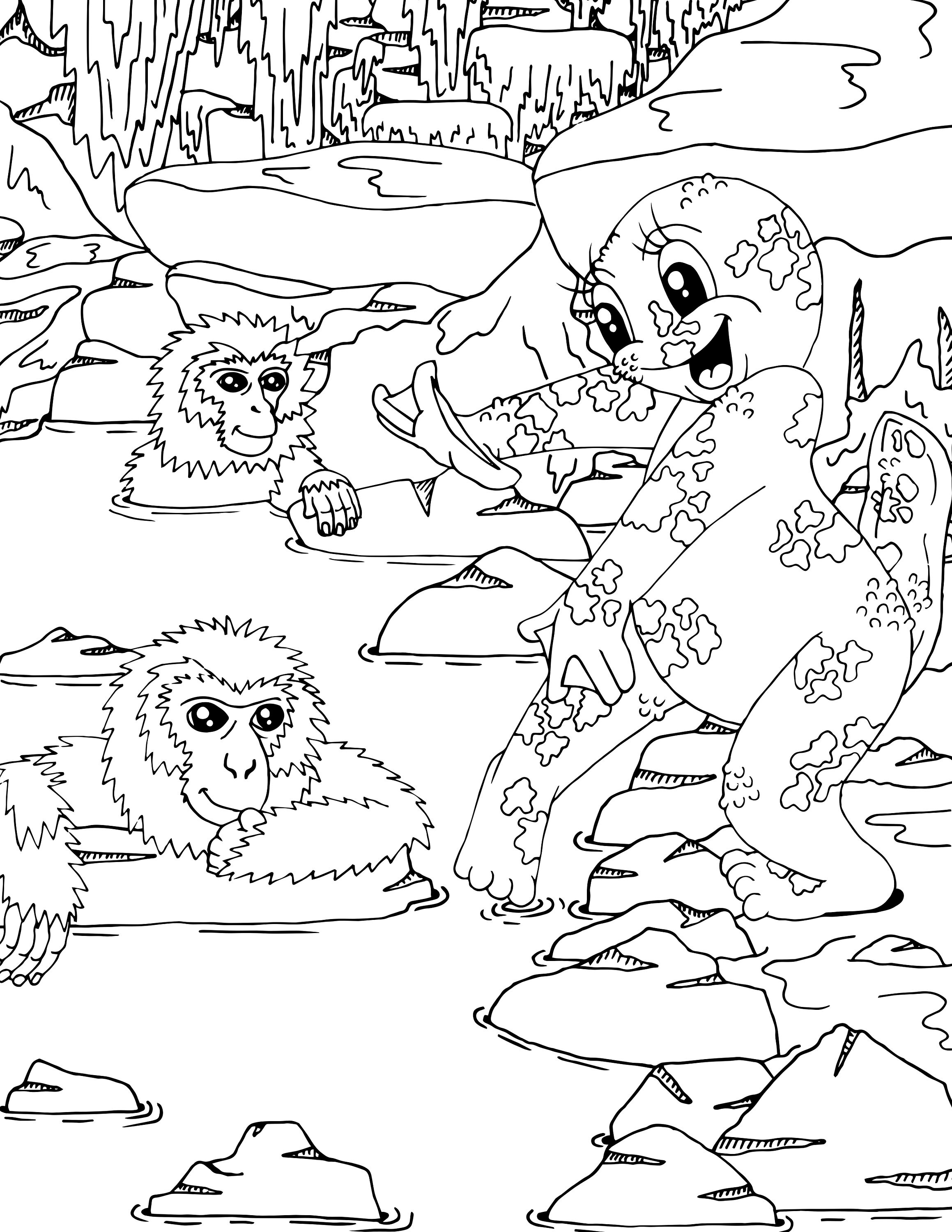 Nature Coloring Pages 9 Pack - Etsy