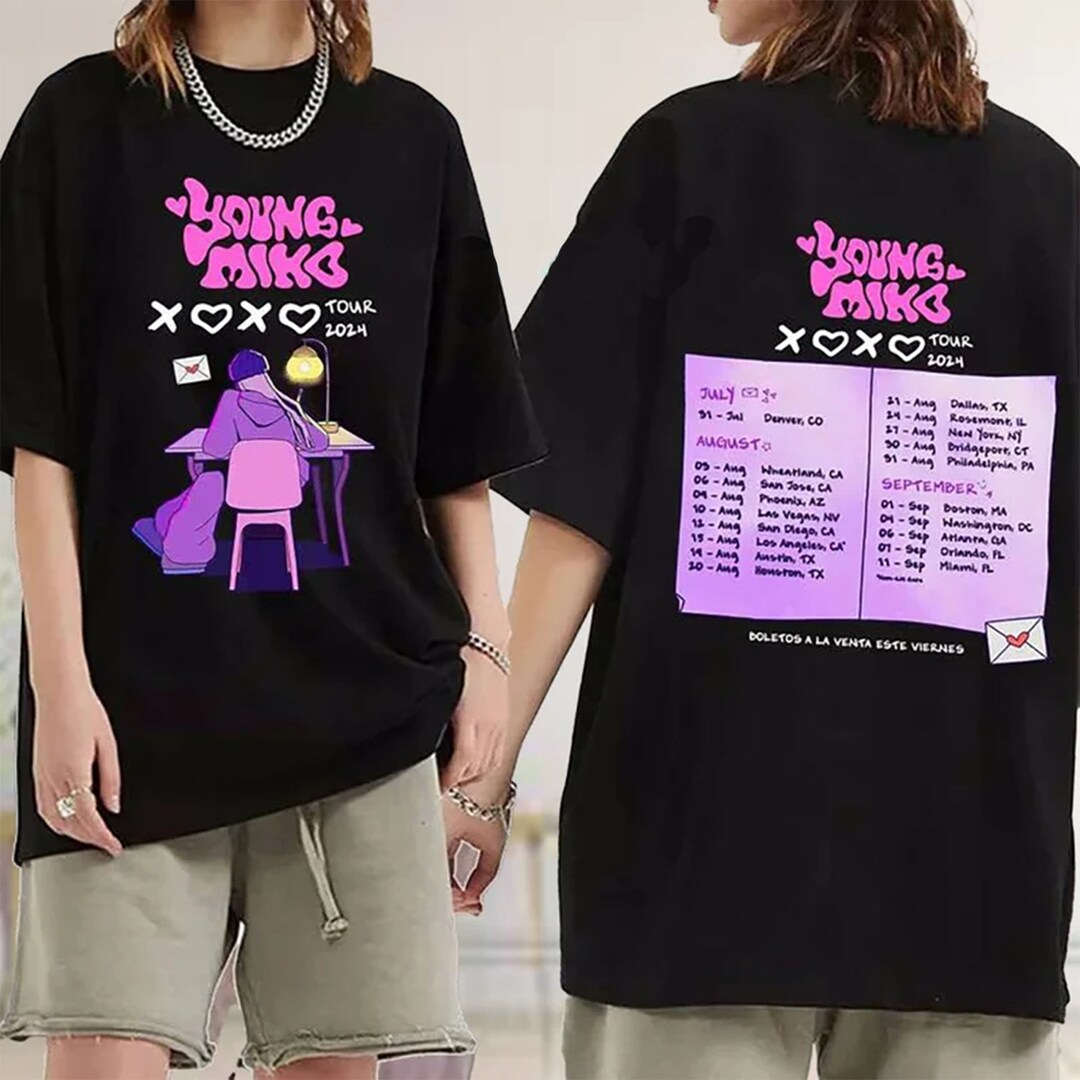 Young Miko XOXO Tour 2024 Shirt, Young Miko Fan Shirt, Young Miko 2024 ...