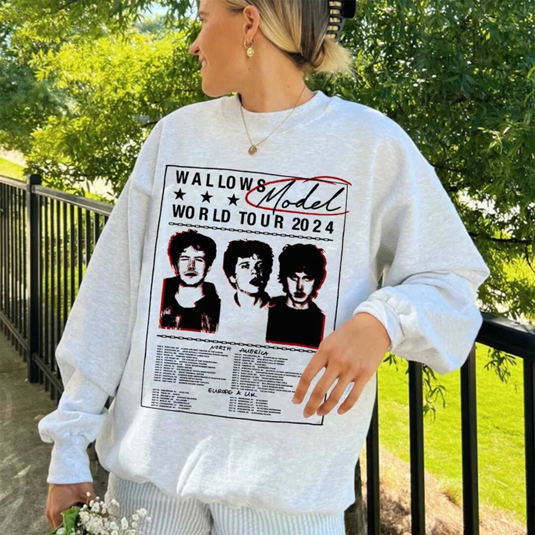 Wallows Model World Tour 2024 Shirt, Wallows Band Fan Shirt, Wallows ...