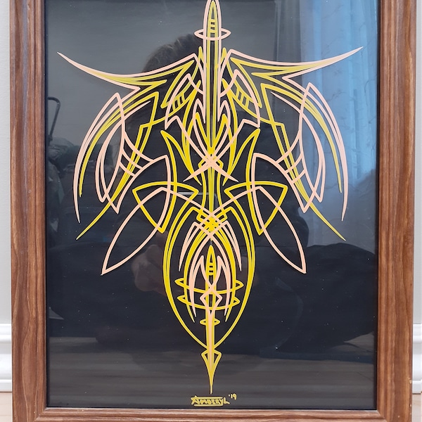 Pinstripe Art - Etsy