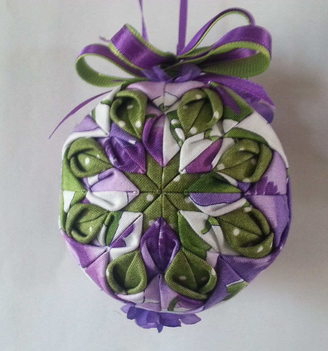 Spring Flowers Quilted Ornament - Etsy