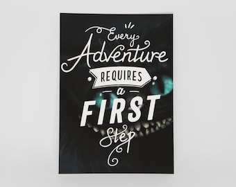 Alice in Wonderland Wall Art Every Adventure requires a first