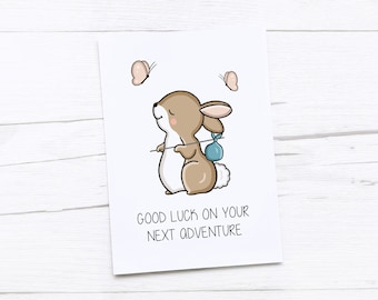 Good Luck Travel Card Good Luck Travelling World - Etsy