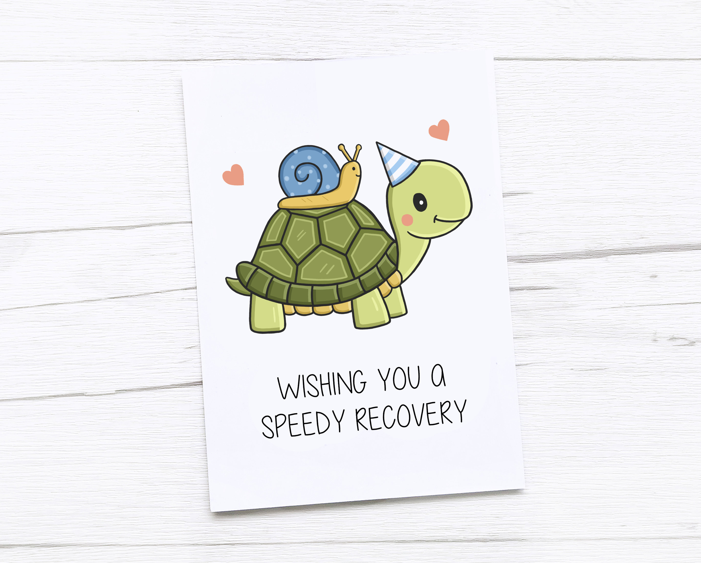 Get Well Soon Card Thinking of You Speedy Recovery - Etsy