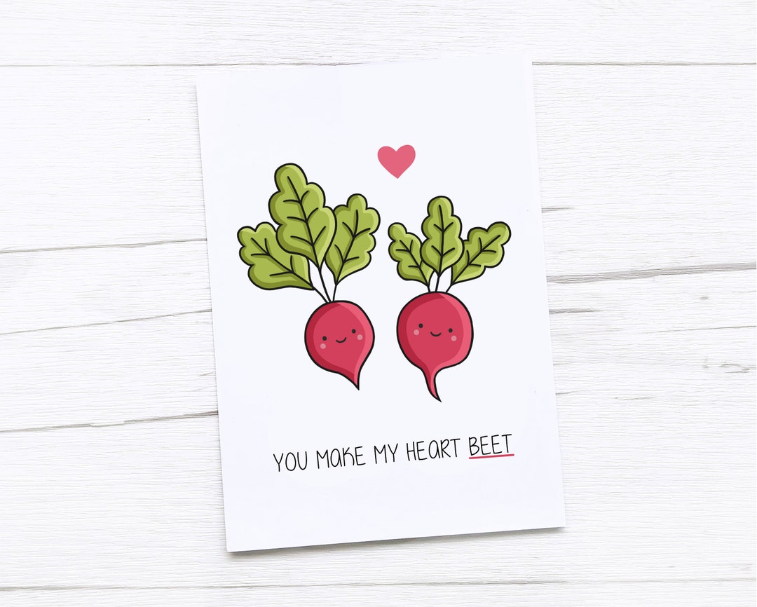 Happy Anniversary Card | Beetroot | You Make My Heart Beat | Happy ...
