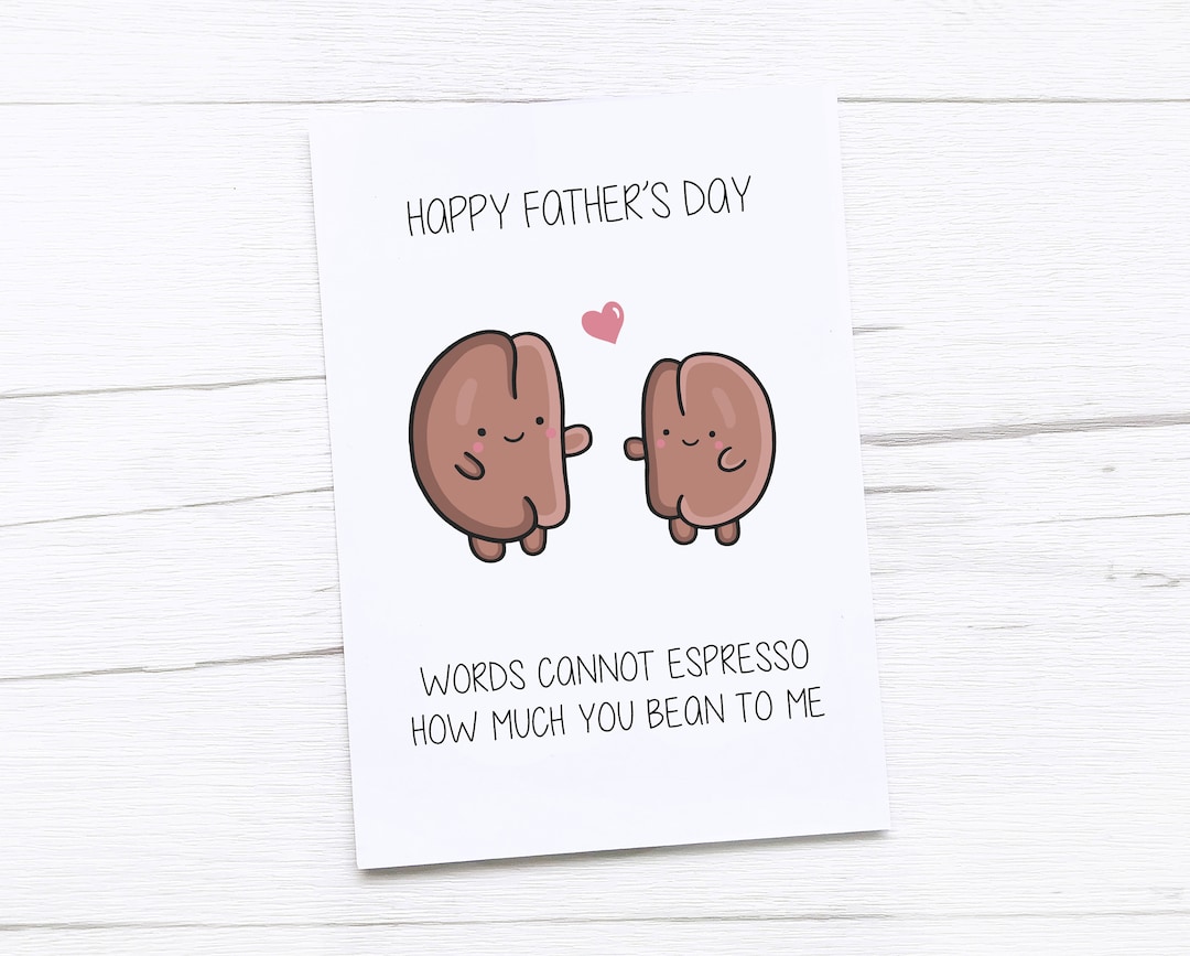 Happy Fathers Day Card | Dad Card | Father’s Day Gift | Coffee | Coffee ...