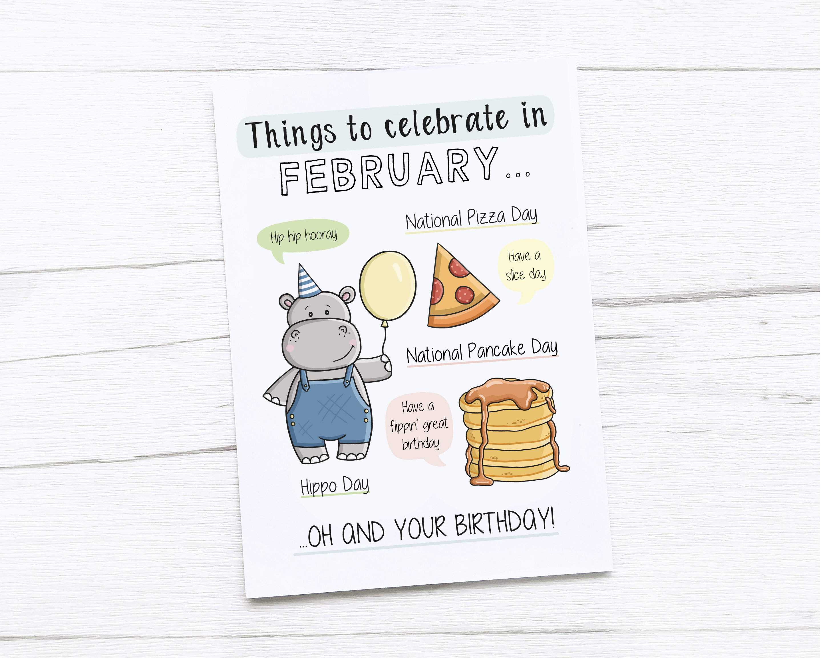 Greeting Cards Funny Birthday Card for February Birthday Only The Best ...