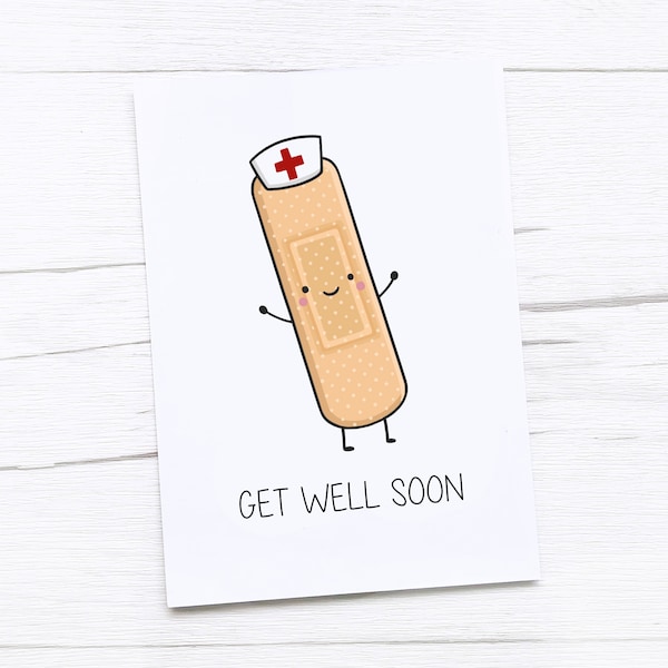 Kids Get Well Card - Etsy