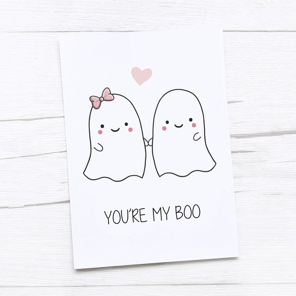 Will You Be My Boo Card - Etsy