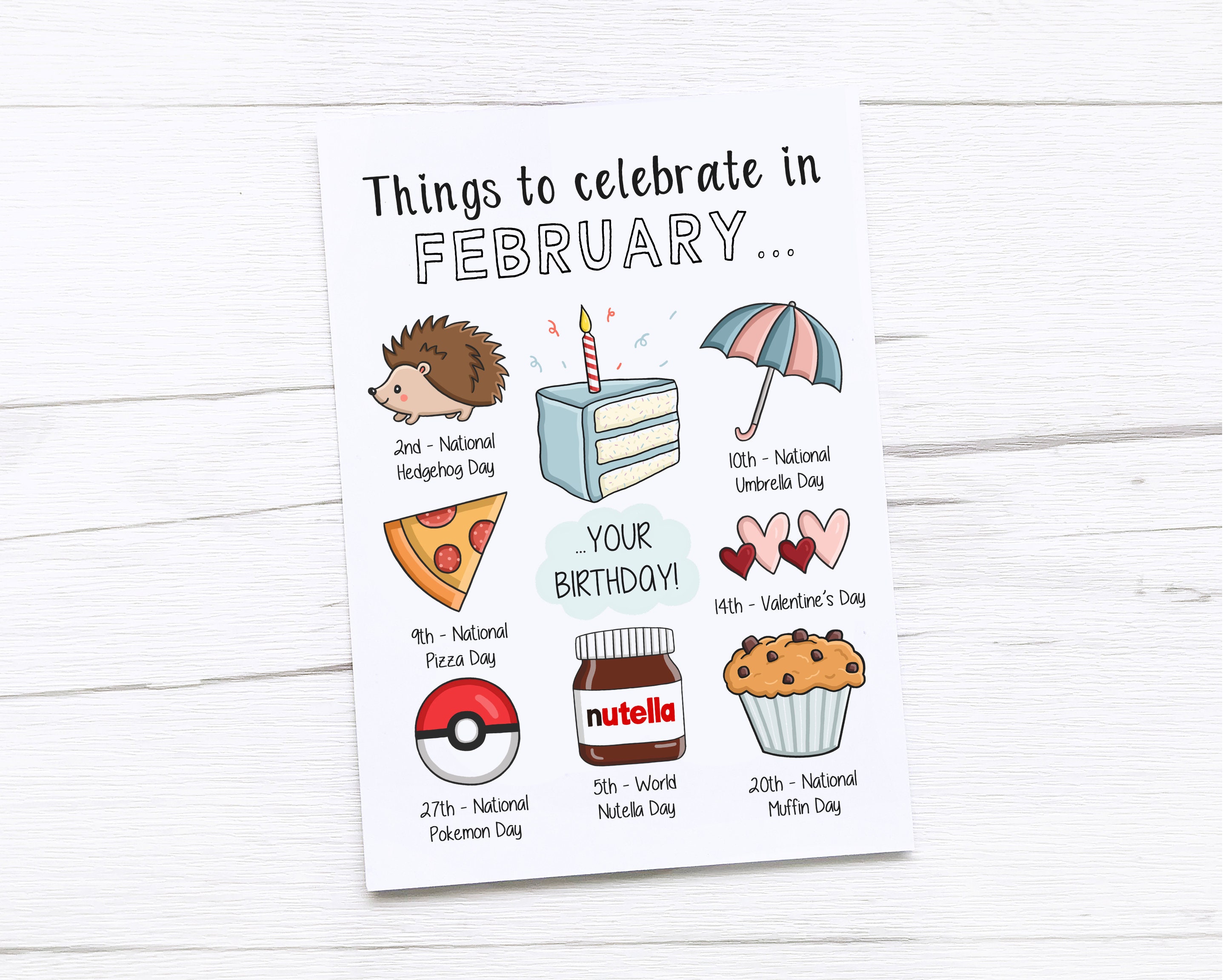 Happy February Birthday Cards For Employees February Birthday Stock
