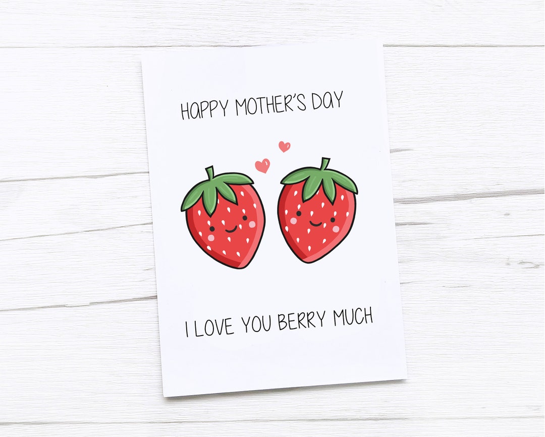 Happy Mother’s Day Card | Mothers Day Card | Mum Card | Berry ...