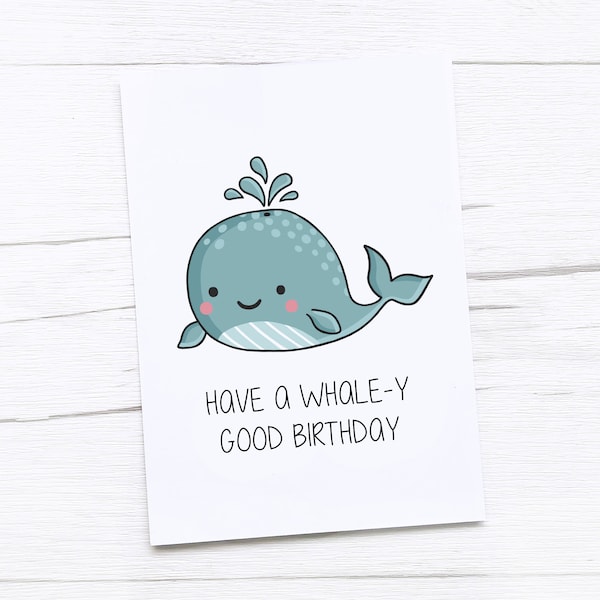 Whale Birthday - Etsy