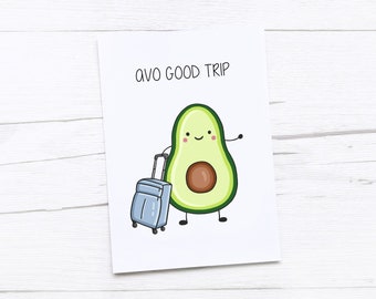 Good Luck Travel Card Good Luck Travelling World - Etsy