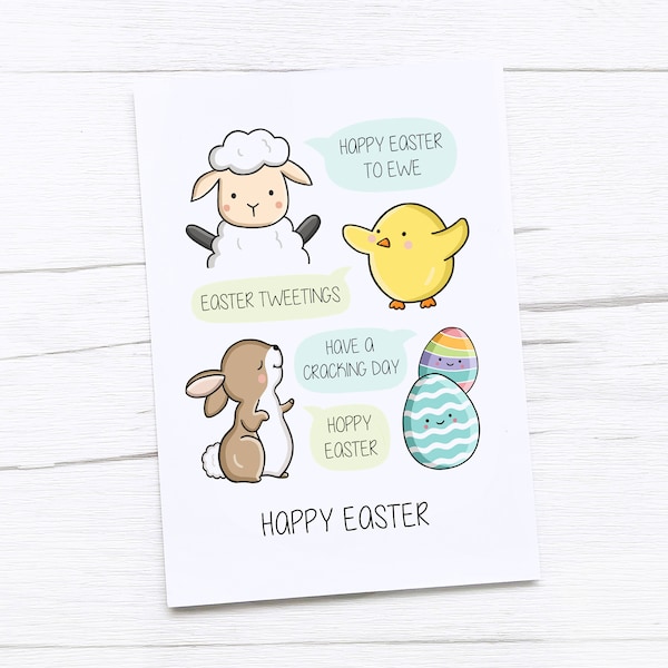Bunny Pun Card - Etsy