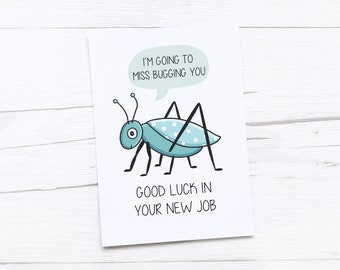 Personalized New Job Pun Card for Friends and Family New - Etsy
