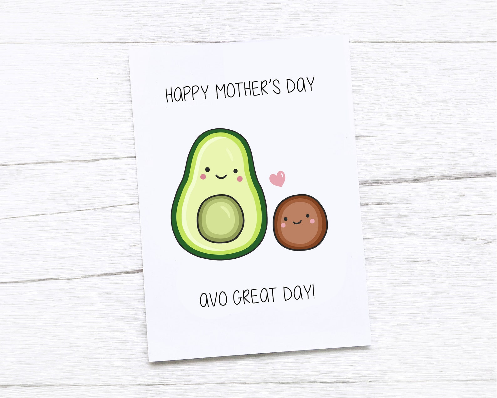 Happy Mother’s Day Card | Mothers Day Card | Mum Card | Avocado - Etsy