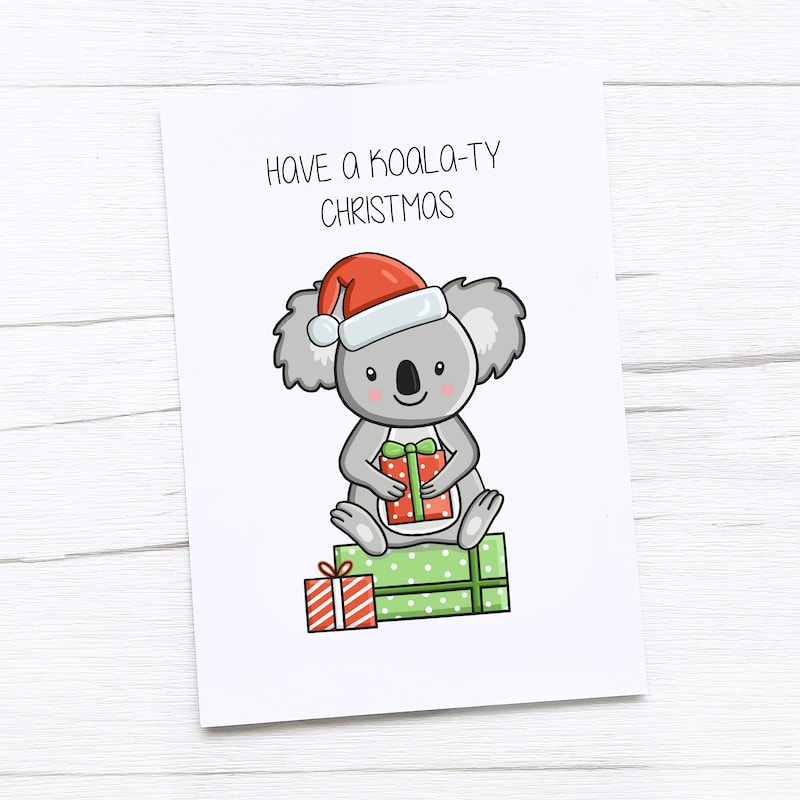 Christmas Koala - Etsy