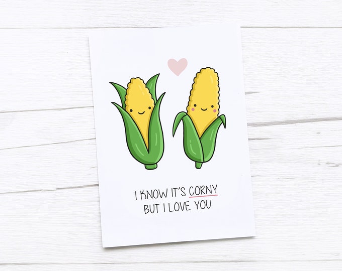 ITS CORN Tiktok Birthday Card, Funny Meme Tiktok Birthday Card, Funny ...