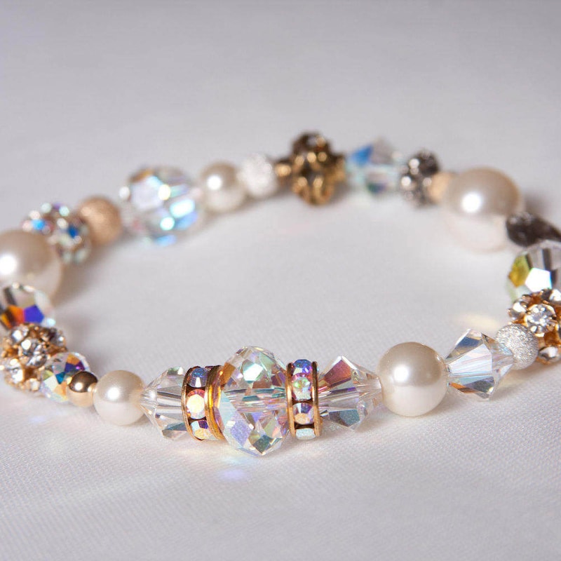 Handmade Crystal Bracelet - Etsy