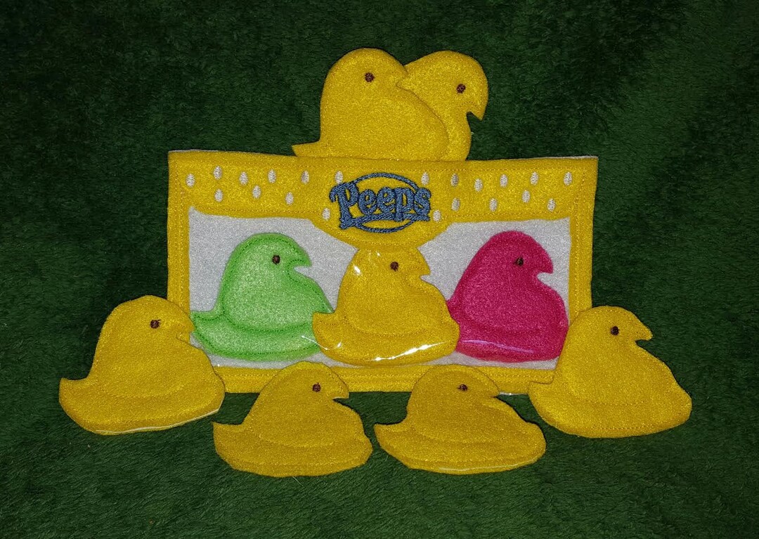Easter Marshmallow Chicks Finger Puppet Set - Etsy