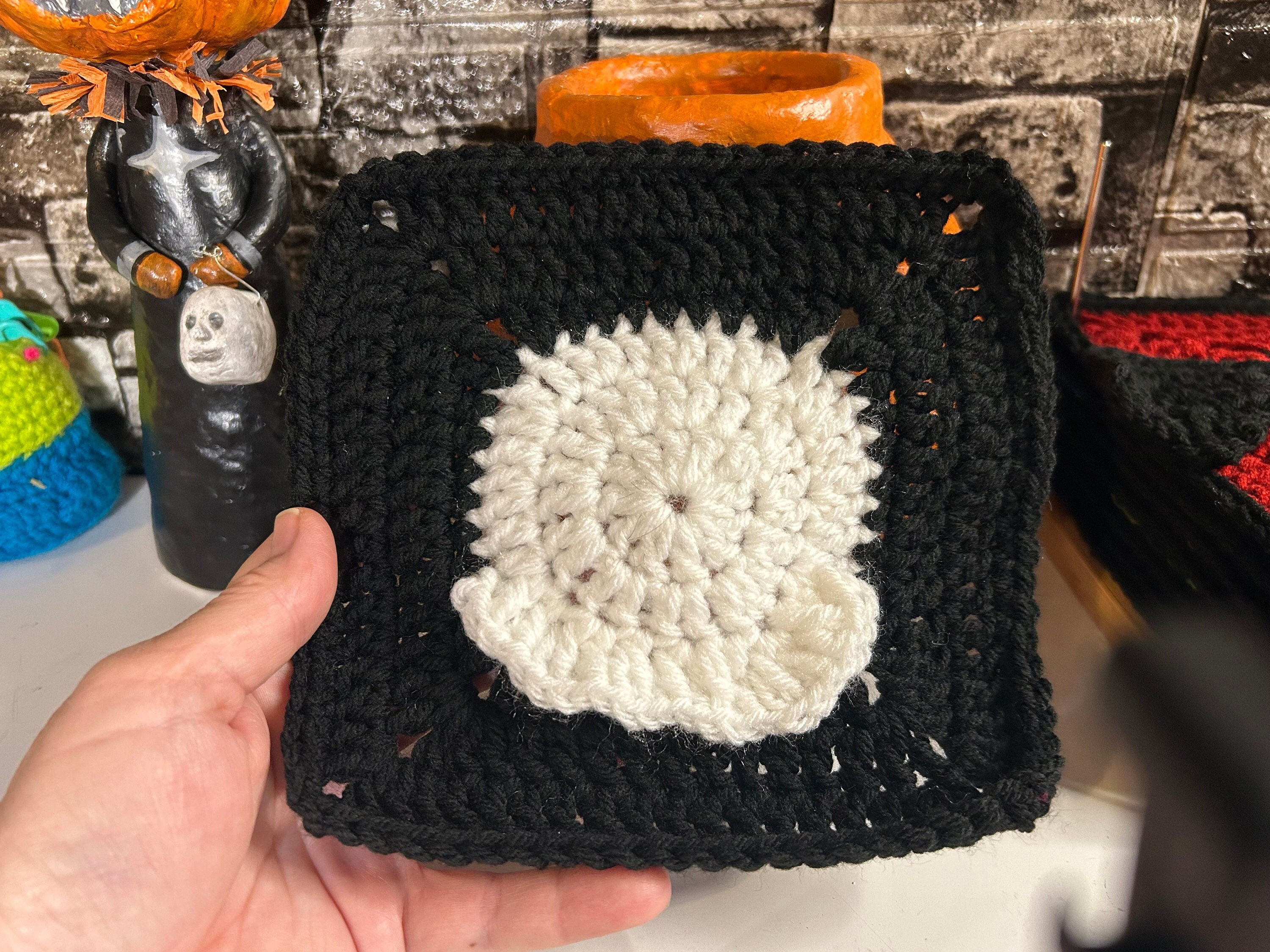 Crochet Pattern Ghost Granny Square - Etsy