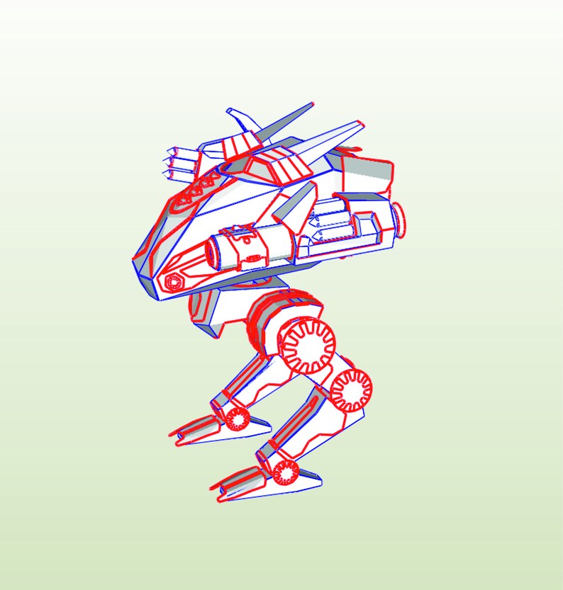 Mech Robot Costume Digital Templates for Cardboard Build - Etsy