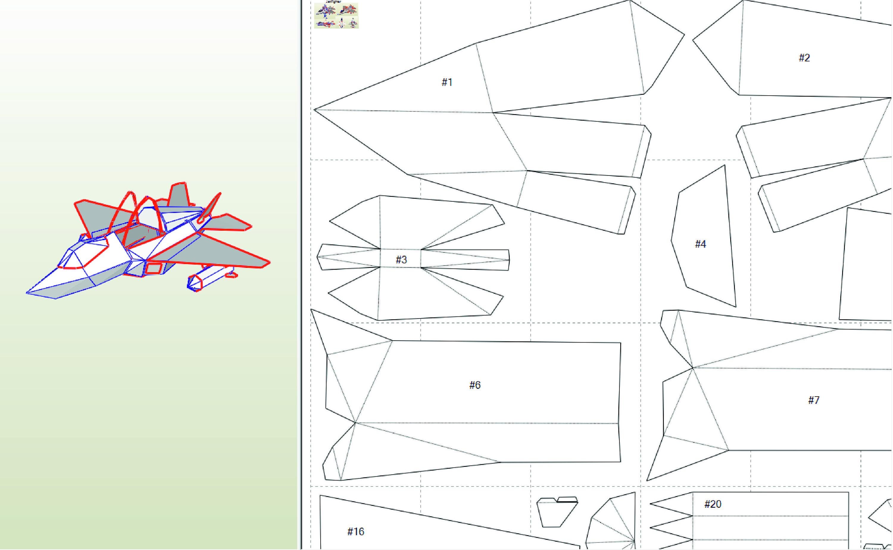 Jet Fighter Costume Paper Kit Templates for DIY Project - Etsy