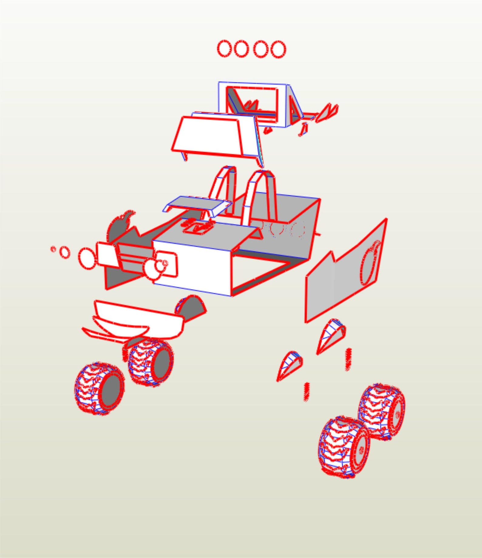 Blaze Costume for Kids Digital Templates for Cardboard Build - Etsy