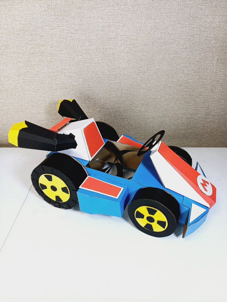 Mario Kart Digital Pattern Custom Size - Etsy