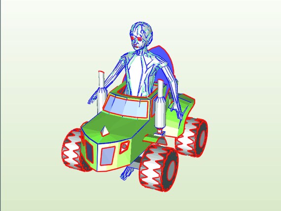 Zeg Costume for Kids Digital Templates for Cardboard Build - Etsy