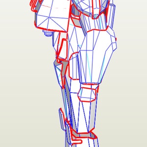 Cosplay T-60 Power Armor Templates for Cardboard - Etsy