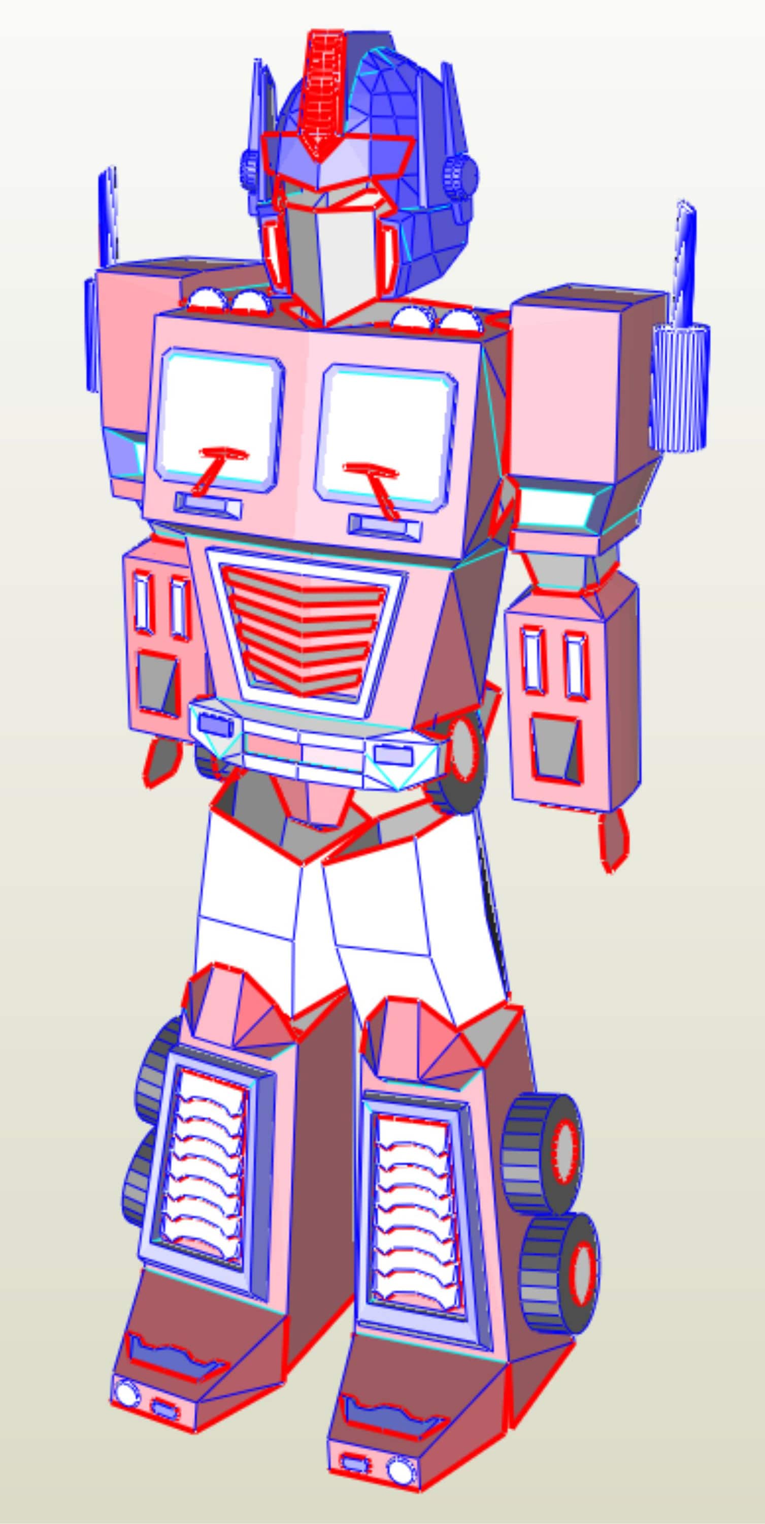 Optimus Prime Kids Costume Digital Blueprints - Etsy