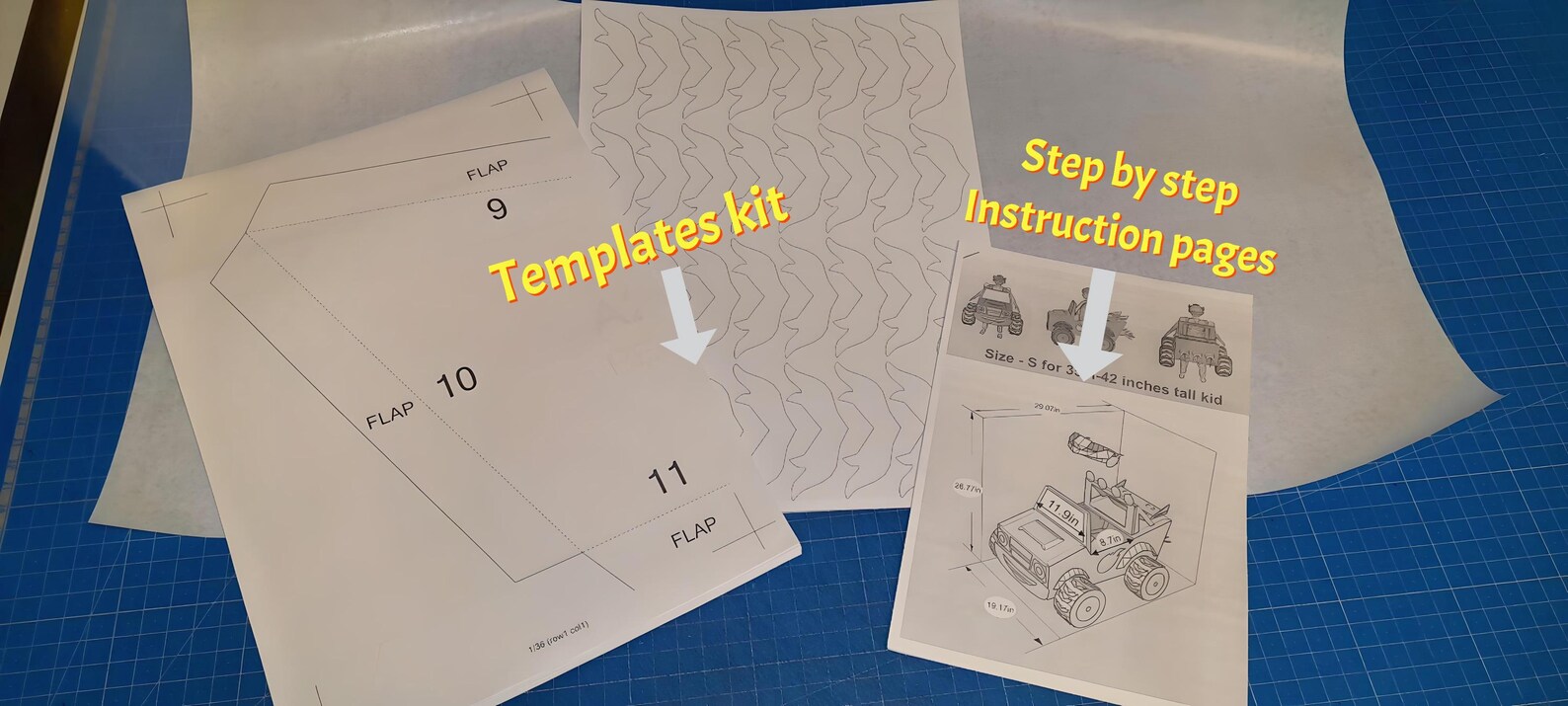 Blaze Costume Paper Kit Patterns - Etsy