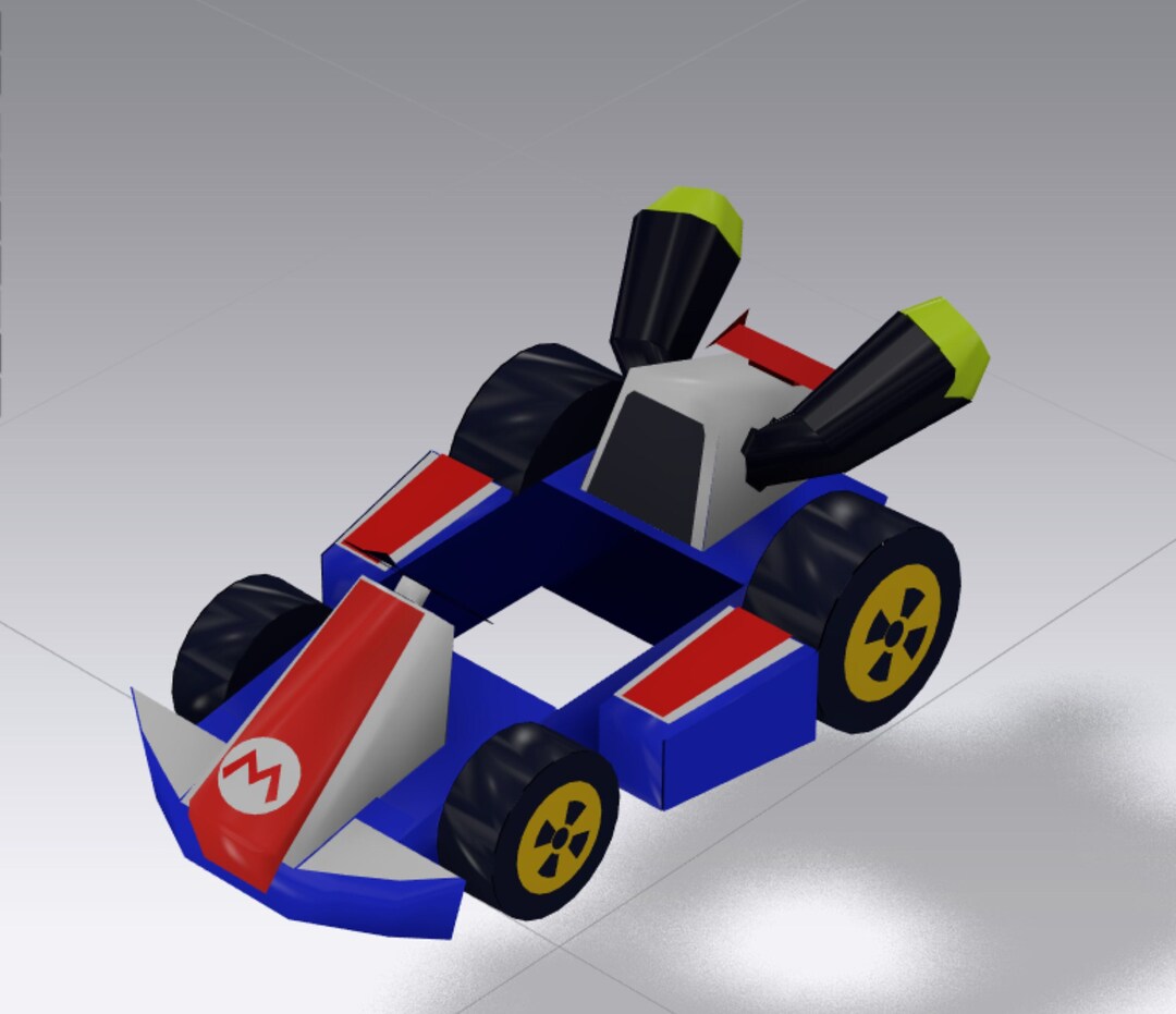 Mario Kart Kid's Costume Digital Templates for Cardboard Build - Etsy