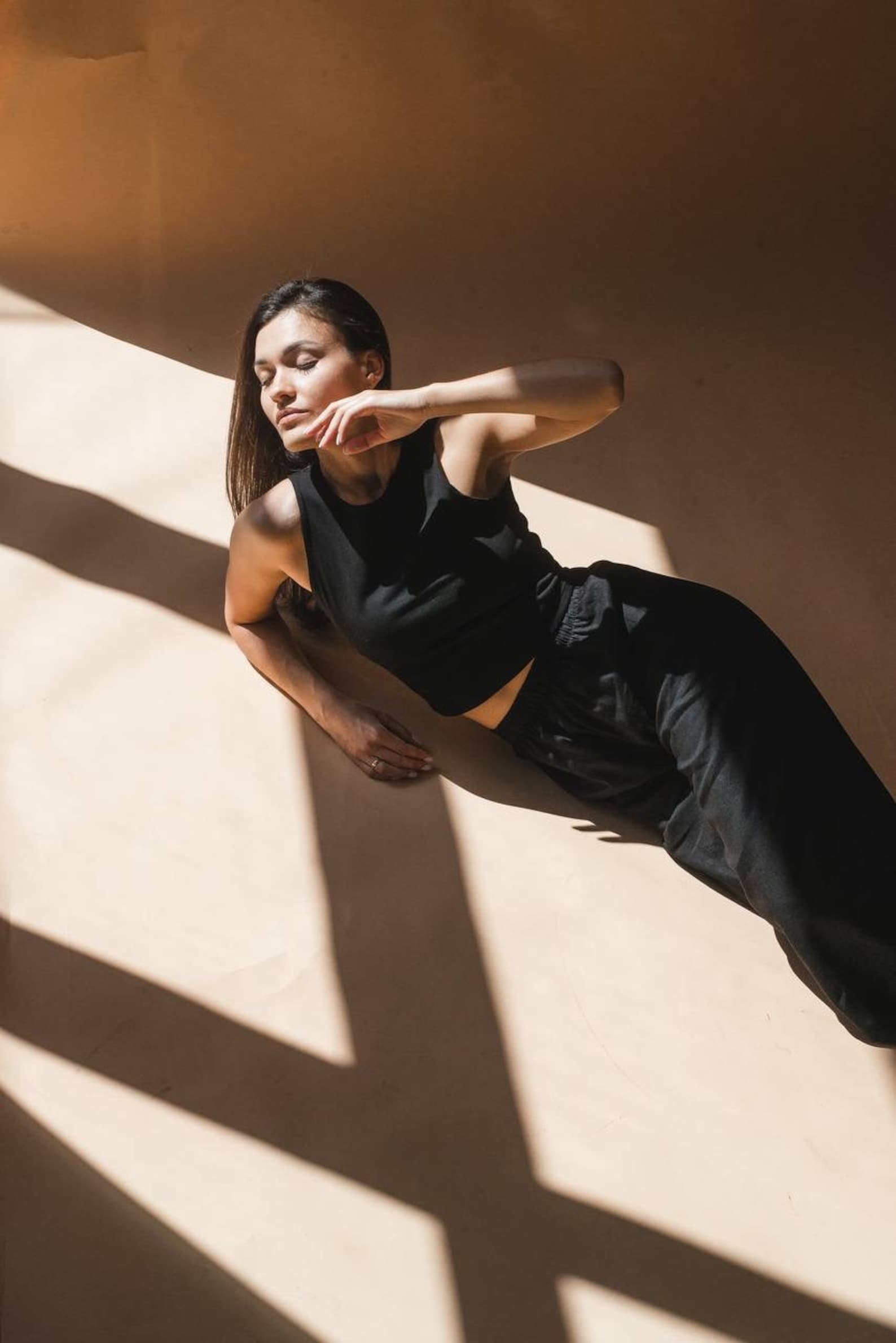 MUSLIN/LINEN TROUSERS Black Linen Joggers Trousers of Free - Etsy