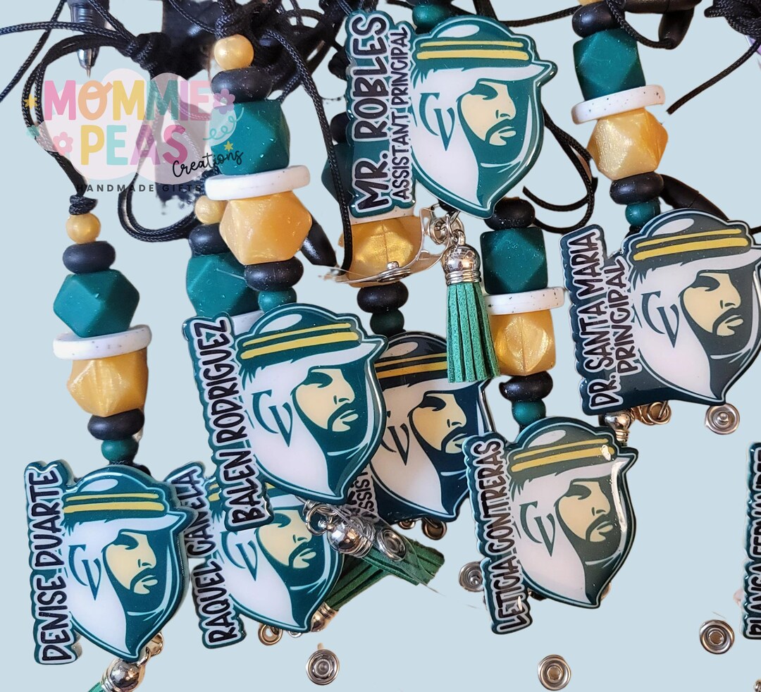 CVHS Custom Beaded Lanyard: Personalized Coachella Valley High School ...