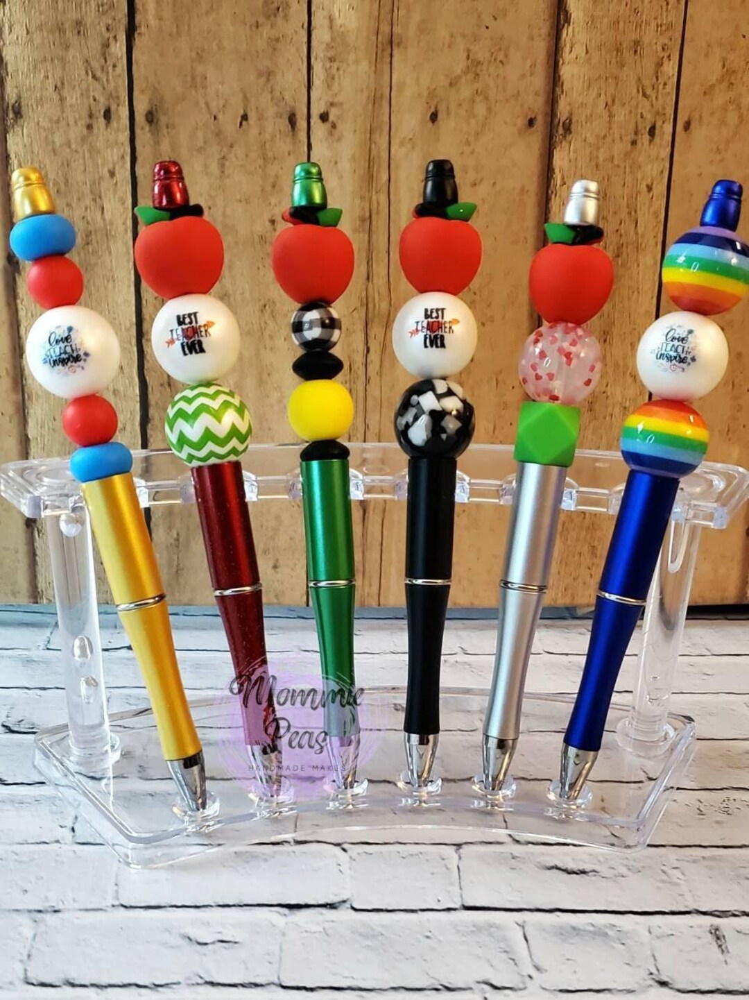 Silicone Beaded Pen Colorful Writing Accessory: Boho Inspired Design ...