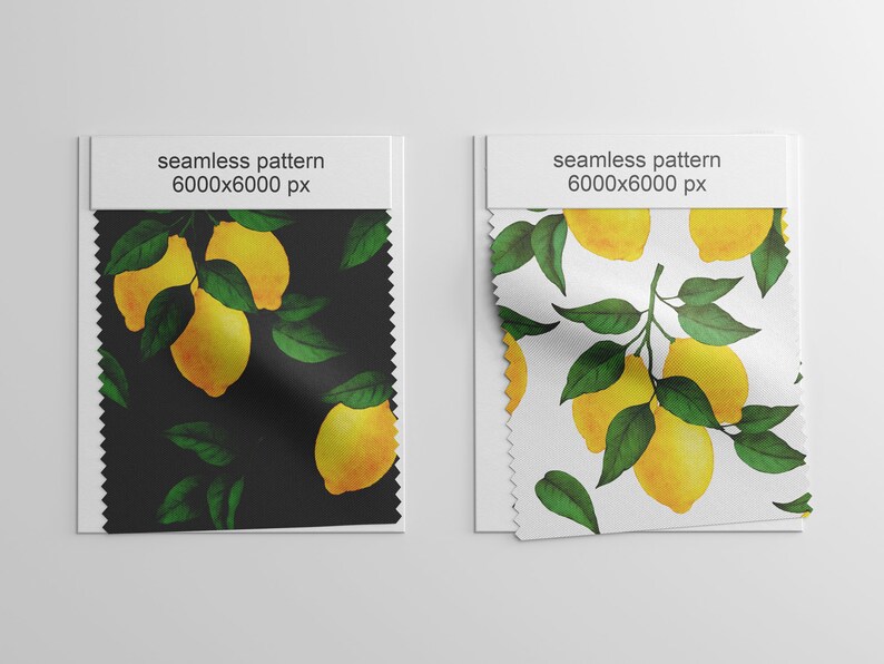 Lemon Seamless Pattern Png. Digital Paper Lemon 12x12 In. Citrus ...