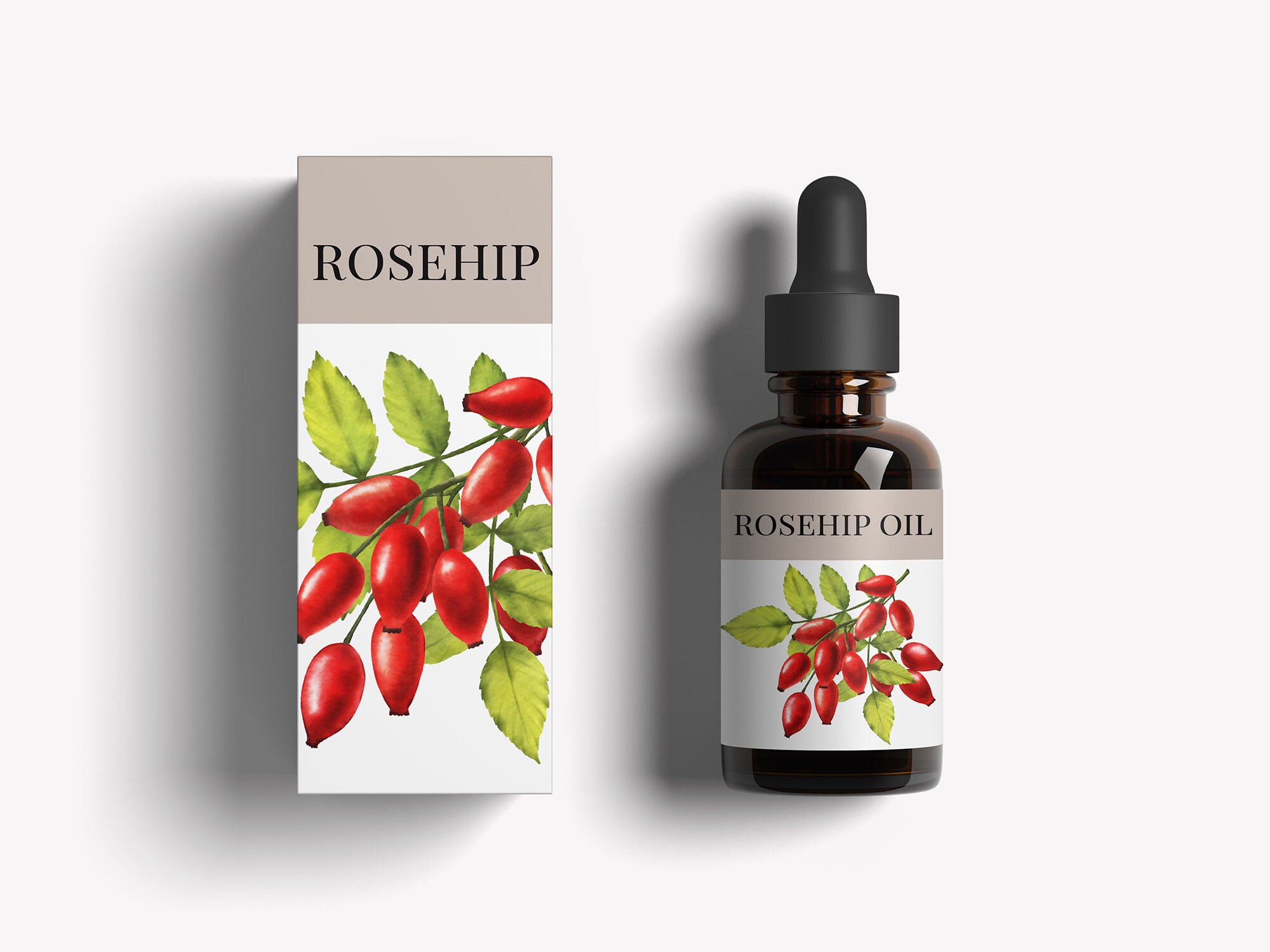 Rosehip Clipart, Watercolor Rosehip Berries Png Set. Rose Hips Digital ...
