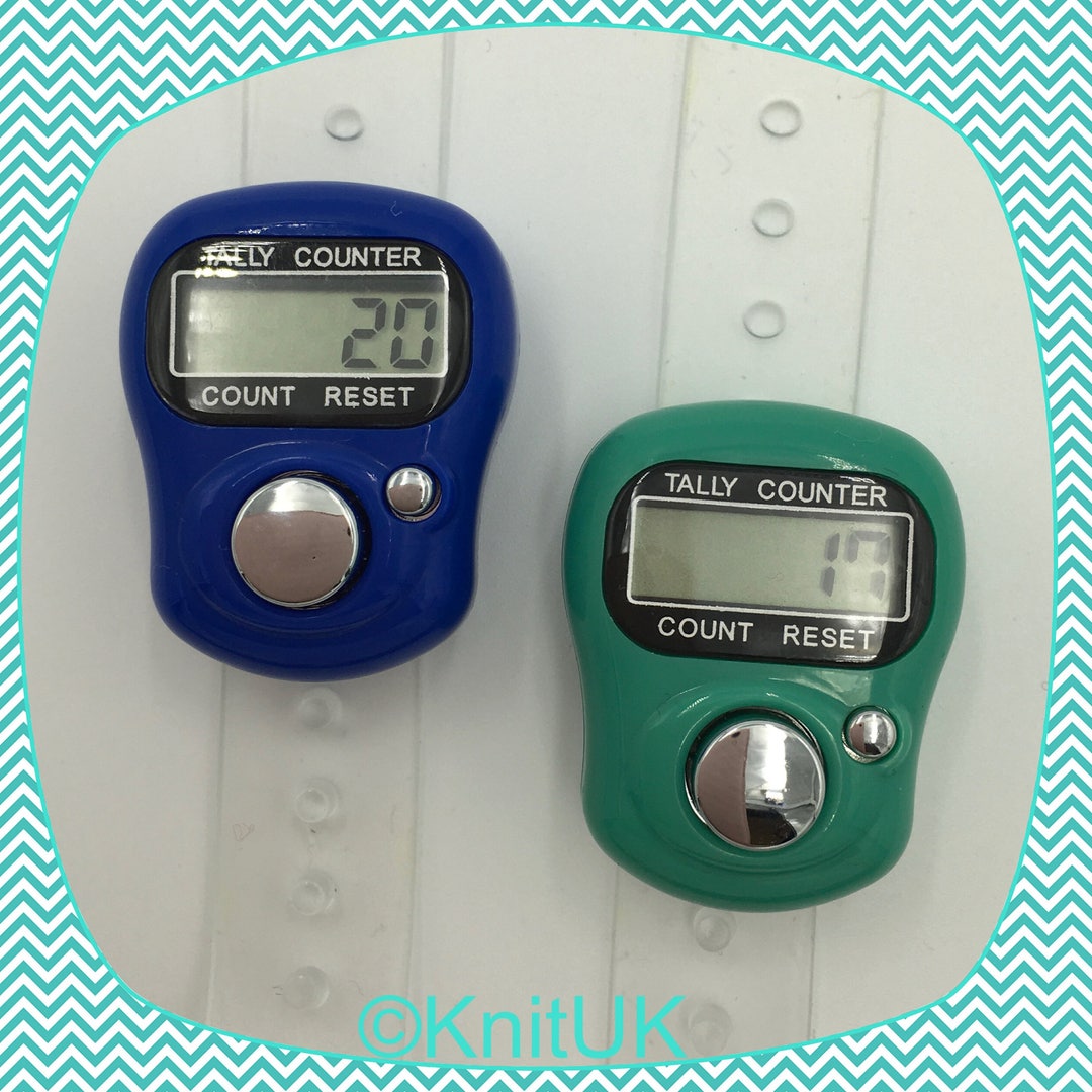 Digital Knitting Row-counter: LCD Tally Counter. 2 Pack blue & Teal - Etsy