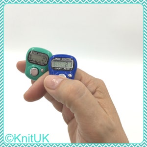 Digital Knitting Row-counter: LCD Tally Counter. 2 Pack blue & Teal - Etsy