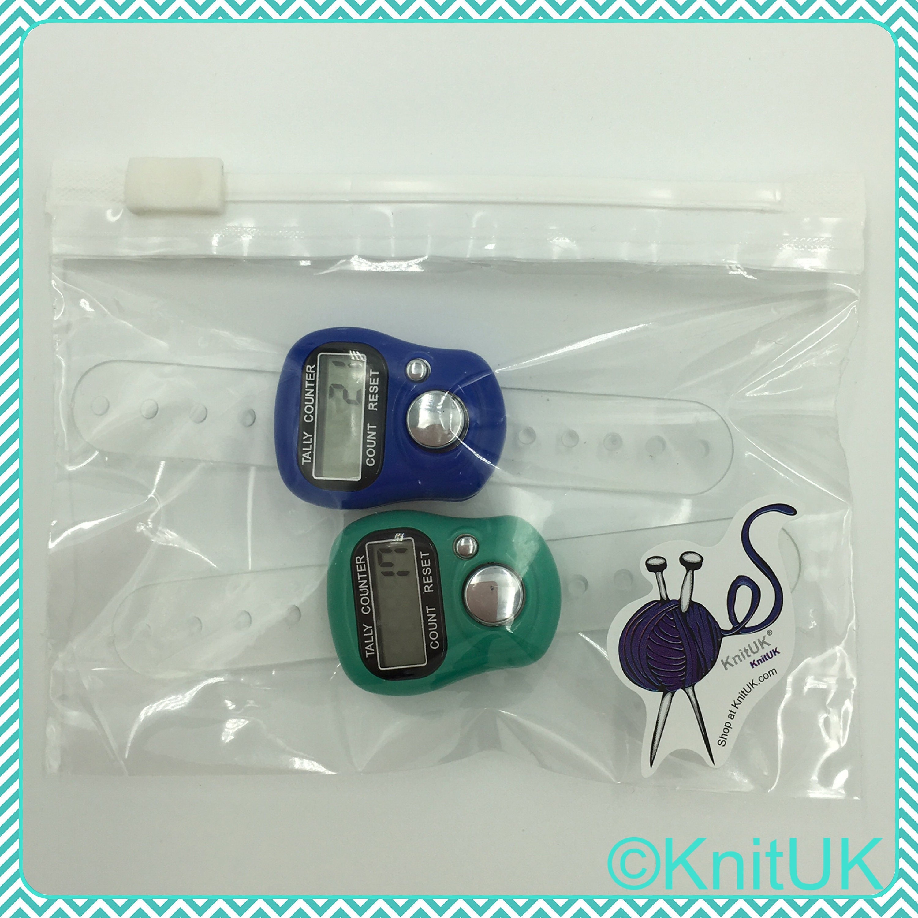 Digital Knitting Row-counter: LCD Tally Counter. 2 Pack blue - Etsy