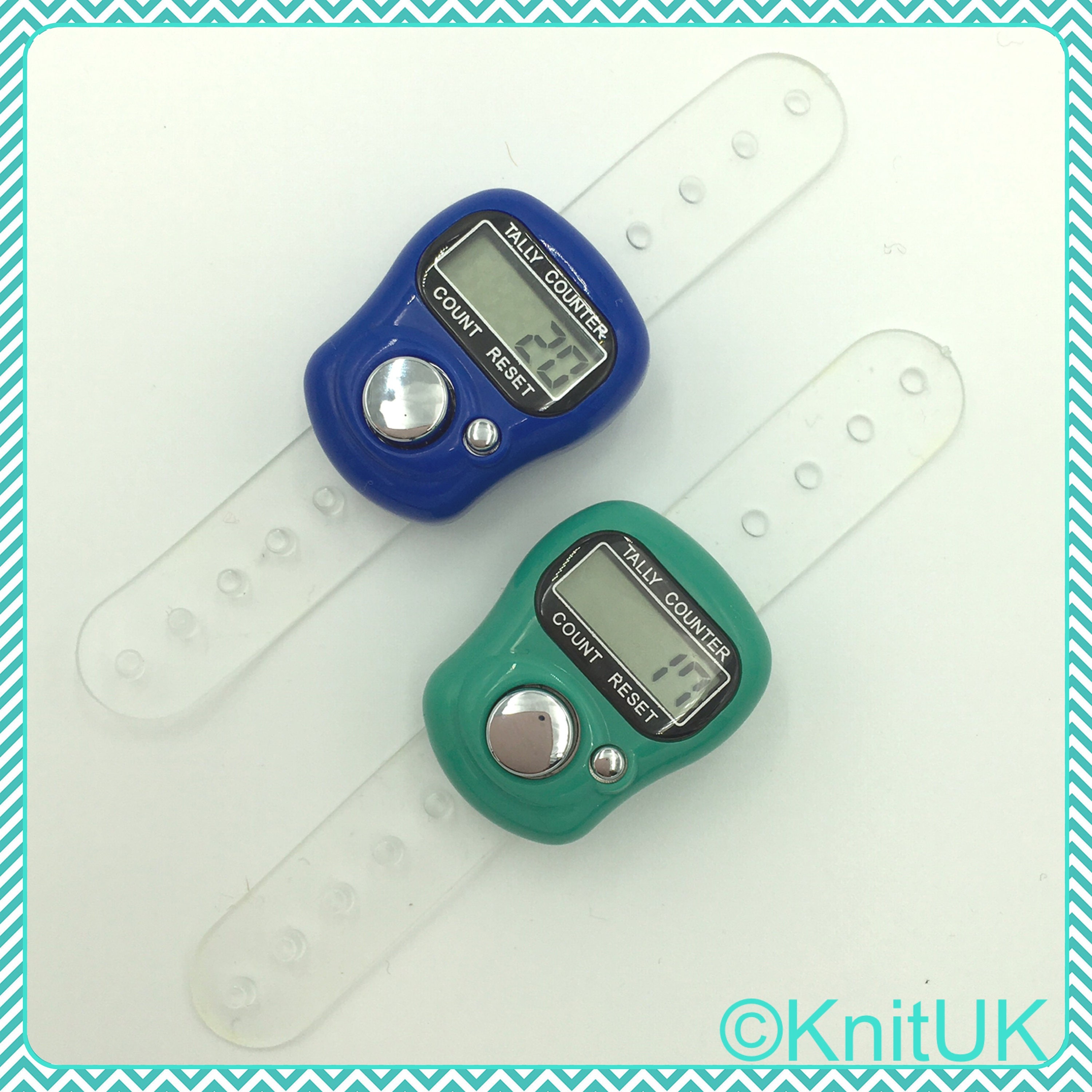 Digital Knitting Row-counter: LCD Tally Counter. 2 Pack blue - Etsy