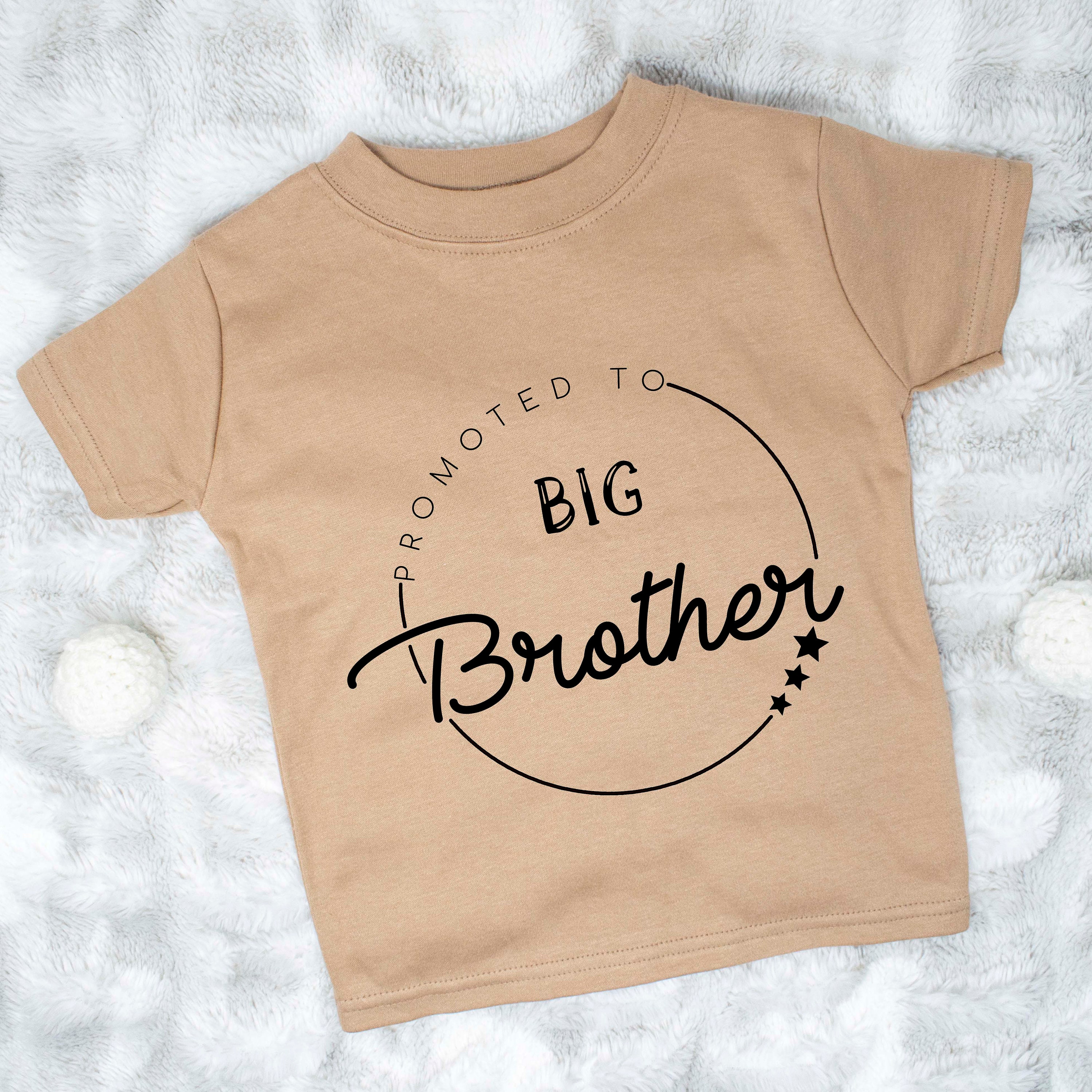 Promoted to Big Brother Toddler/baby T-shirt Personalised Big - Etsy