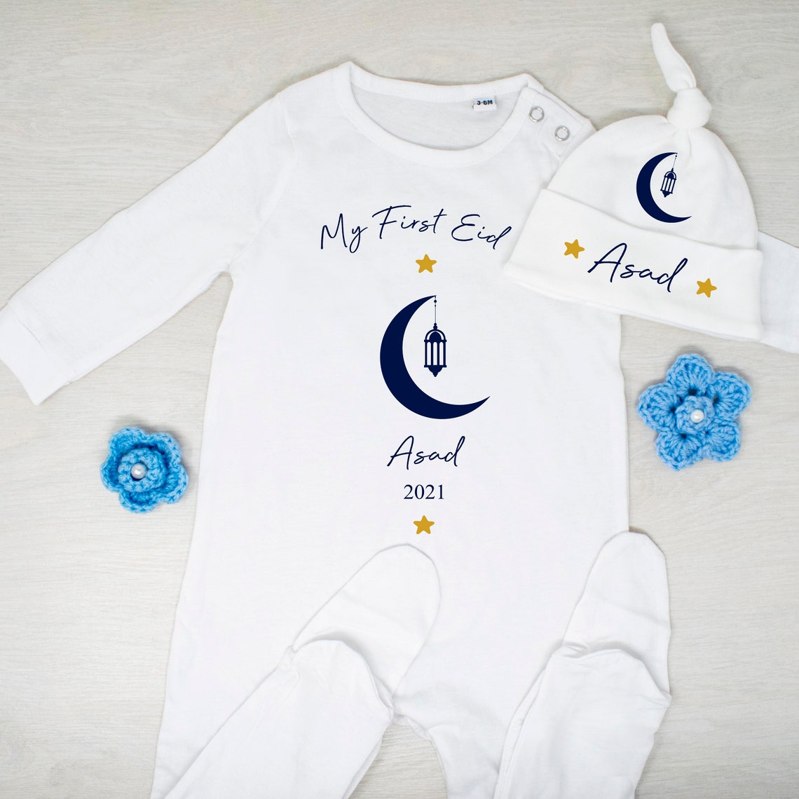 My First Eid Baby Sleepsuit My First Eid BabyGrow Eid Gifts | Etsy