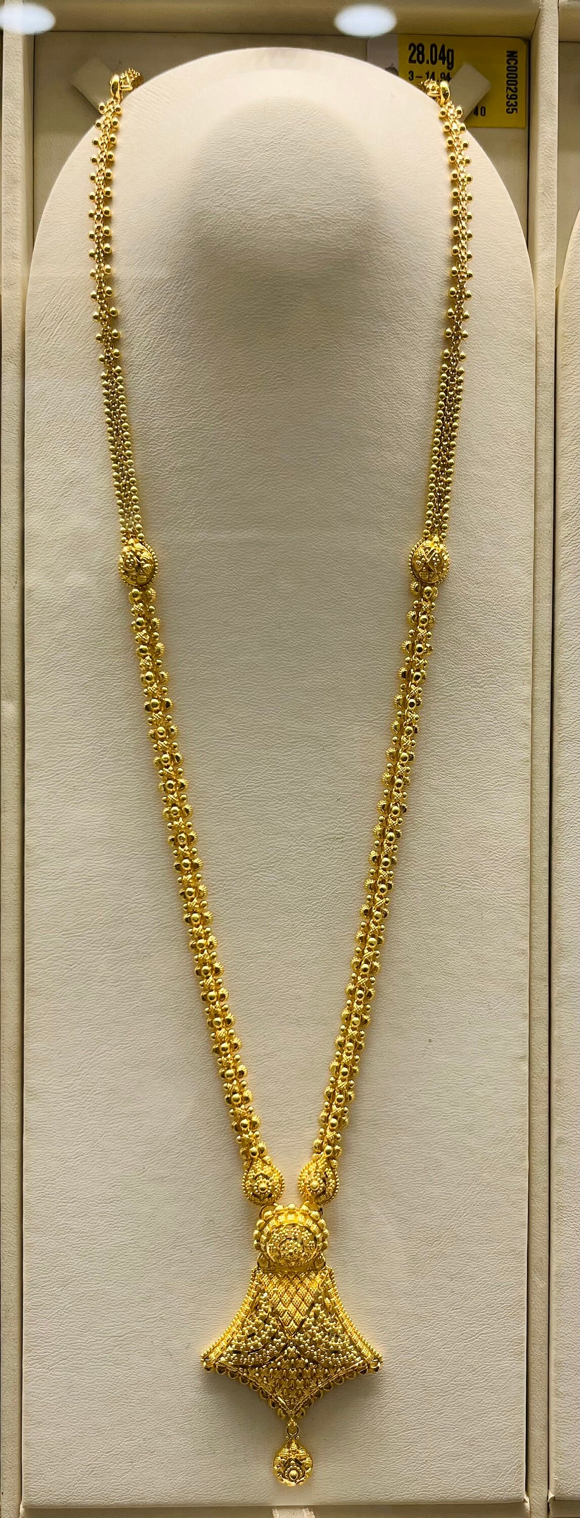 Indian Bombay Design Necklace Solid 22k Gold 916 Gold Beautiful ...